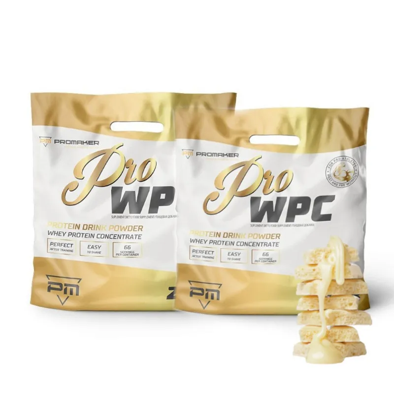 Set Protein supplement Promaker PRO WPC 2kg x2